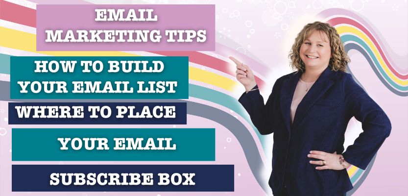 Where to place your subscribe box to build your email list
